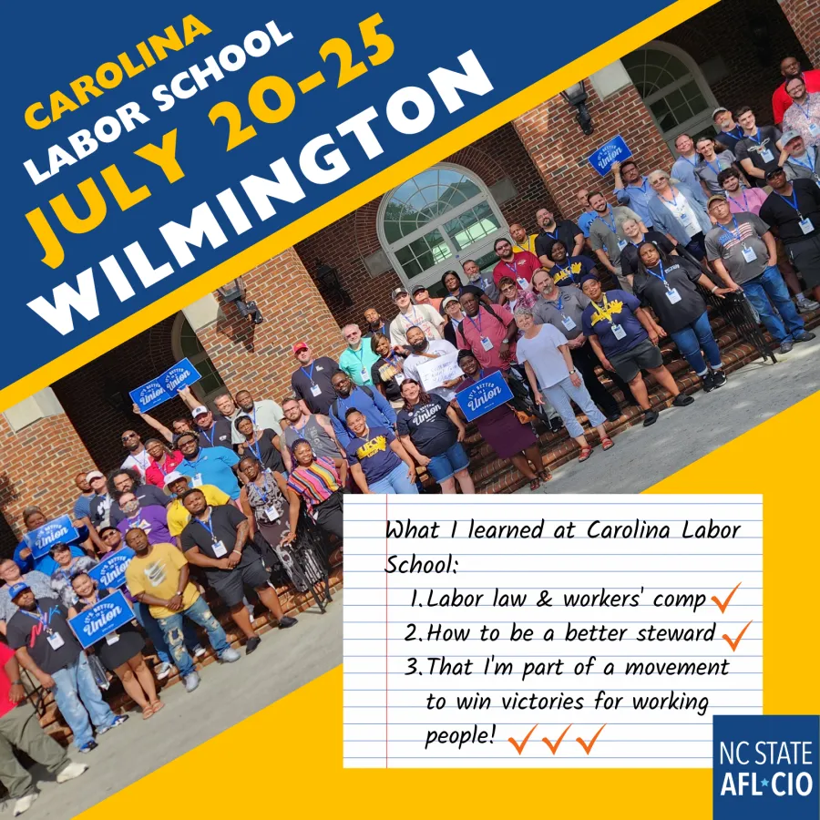 Labor School | North Carolina State AFL-CIO